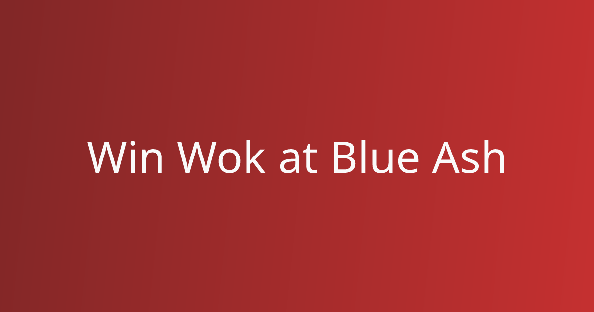Order Authentic Chinese Online | Win Wok at Blue Ash - Pickup Available